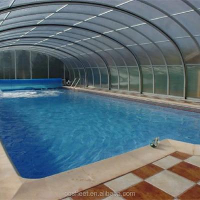 China Clear Polycarbonate Solid Sheet 1mm 2mm 3mm 4mm 5mm 6mm 9mm Thick for sale