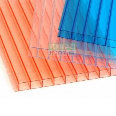 China 2025 Hot Selling Fireproof Customized Size Roof Hollow  Pc Sheet Polycarbonate Price for sale