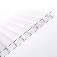 China Free Sample UV Protection Plastic Roofing Panel Honeycomb Polycarbonate PC Hollow Sun Sheet for Green House for sale