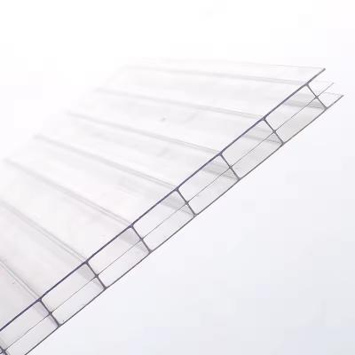China UV Extruded Polycarbonate Sheet 6mm 8mm 10mm Cellular Polycarbonate Panels for sale