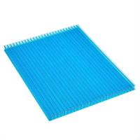 China 8MM 10MM 12MM Polycarbonate Cellular Roof Panel Material Transparent Polycarbonate Hollow Sheet for Greenhouse for sale