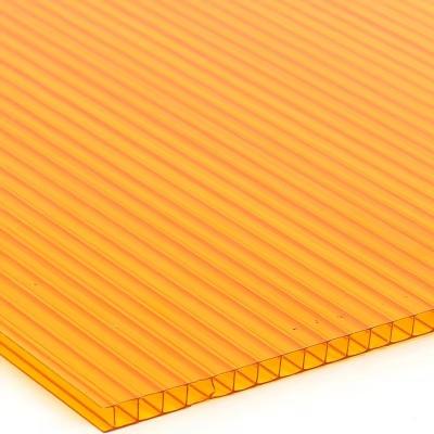 China Twin Wall Universal Polycarbonate Sheets 6m Length 1mm-18mm Thickness Clear for Green House Awning Office Partitions for sale