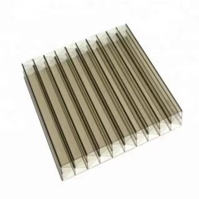 China Danpalon 8mm 6mm Double Polycarbonate sheet pc hollow Panel for Skylight Roofing System for sale