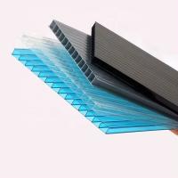 China 8MM 10MM 12MM Polycarbonate Cellular Roof Panel Material Transparent Polycarbonate Hollow Sheet for Greenhouse for sale