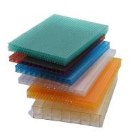 China 4mm 6mm 8mm Thick Twin Wall PC Hollow Sheet Polycarbonate Sheet for Roofing/Greenhouse Modern Design OEM/ODM for sale