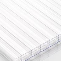 China Twinwall Multiwall Transparent PC Sheet , Roofing Material Policarbonato Sheet for sale