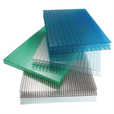 China 3mm 6mm 8mm Clear Polycarbonate Twin Wall Sheet 20mm Polycarbonate Sheets for sale