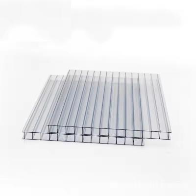 China PRECIOS LAMINA ALVEOLAR 8 MM China Polycarbonate Twin Wall Hollow Sheet/ Plastic Panels PC 5mm Twin Wall Hollow Polyc for sale