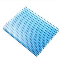 China Durable Polycarbonate Hollow/policarbonate Roofing Sheet Twin Wall Triple Wall Sheet for Skylight Roofing Polycarbonate Hollow c for sale