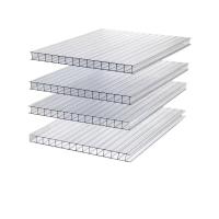 China Modern Design 12mm Transparent Translucent Plastic Hollow Polycarbonate Wall Sheet for Office Decoration Pc Hollow Sheet for sale