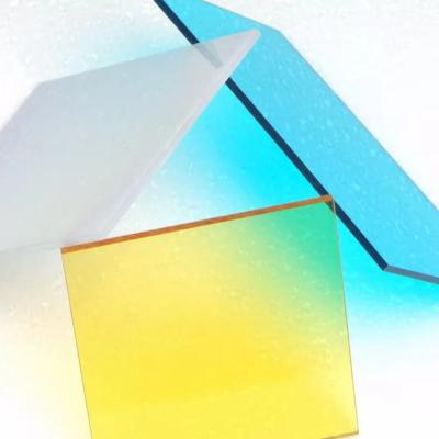 China Factory Clear Plastic Solid PC Sheet Roof Trapezoidal Uv Resistant Pc Sun Panel Sheet Polycarbon Compact Plate Glass polycarbonate solid sheet for sale