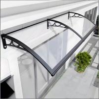 China Waterproof Polycarbonate Canopy Awning Anti UV Polycarbonate Sheet Awning for sale