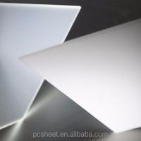 China Wear Resistant PC Diffuser Sheet Customized LED Frosted Light Diffuser Sheet for sale
