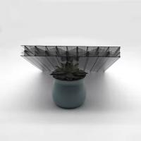 China Transparent Eco Friendly Clear Polycarbonate Plastic Roof Panels 16mm 18mm 25mm 32mm for sale