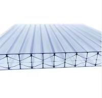 China 20mm 32mm Polycarbonate Roofing Sheets X Structure PC Policarbonato Sheet Multiwall for sale