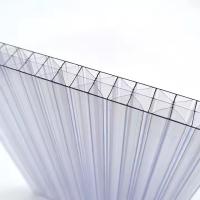 China 16mm-32mm X Structure Polycarbonate Sheet Multiwall UV Coating Plastic Clear Multiwall Polycarbonate Sheet for sale