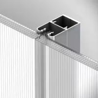 China Danpalon Polycarbonate Multiwall U Locked Panel With 16mm-32mm Thickness for sale