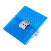 China Factory Direct Sale 6mm -40mm Multi-wall U Lock Plastic Polycarbonate Facade Danpalon Panels for sale