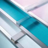 China Customized Length And 500-1050 Mm Width Danpalon UV Blocking Multicell Polycarbonate U-Lock Roofing Sheets For Roofing for sale