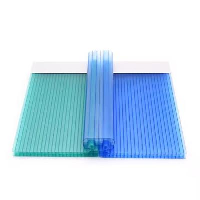 China 6mm-40mm Thickness Strong Customized Danpalon U-locking Polycarbonate Facade Transparent Polycarbonate Hollow Sheet for sale