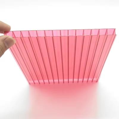 China UV Coated 30-70 Micron Polycarbonate Hollow Sheet with 1mm-18mm Thickness and More Than 5 Years Warranty for sale