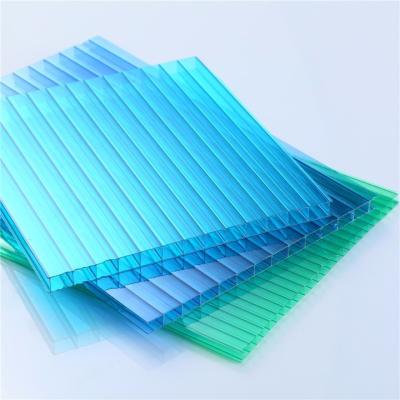 China Eco-Friendly Durable 4mm Twin Wall Polycarbonate Sheet with Customized Length for Roofing for sale
