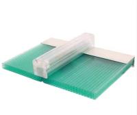 China UV Coated U-Lock Polycarbonate Hollow Sheet with 15 Years Warranty and 50 Micron UV Protection for sale