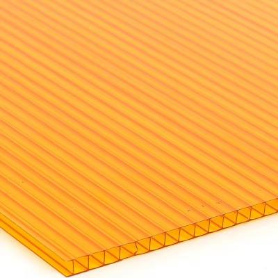 China 2-layer Polycarbonate Hollow Sheet with More Than 5 Years Warranty and 100% Virgin Polycarbonate for Ceiling Panels for sale