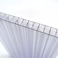 China Manufacturer Wholesale Transparent X Triple Pc Hollow Sheet Polycarbonate Sheet Thermal Insulation Hollow Board for sale