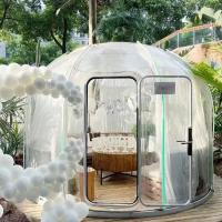 China DIY Polycarbonate Clear Skylight Round Dome Impact Resistance Geodesic Dome Tent Polycarbonate Igloo OEM/ODM for sale
