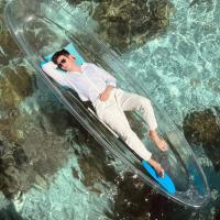 China 100% Virgin Material PC Polycarbonate Boat Sheet Hard Coated 2H, Marine UV Resistant OEM Accepted for sale