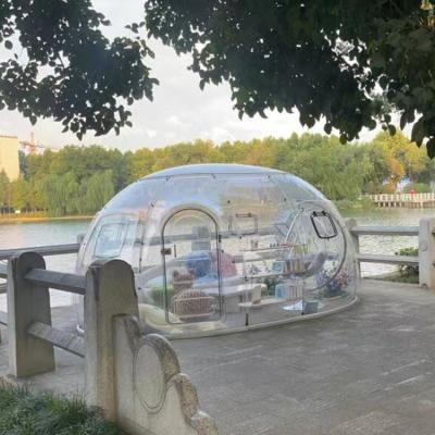China 360 Degree PC Dome House Polycarbonate Transparent Bubble Tent Glamping Igloo Hotel Waterproof UV Resistant Modular Design for sale