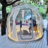 China Factory Direct 360° PC Dome House Transparent Glamping Tent OEM ODM Custom Size Color Fast Assembly Marine Grade Materials for sale