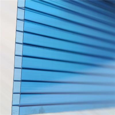 China Manufacturer Wholesale Lightweight and Durable Multiwall Cellular Polycarbonate Plastic Sheeting Hollow Polycarbonate Roof Sheet for sale