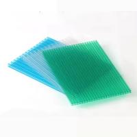 China Factoey Wholesale Plastic Roofing Pc Sun Sheet Polycarbonate Hollow Sheet for Warehouse for sale