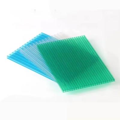 China Factoey Wholesale Plastic Roofing Pc Sun Sheet Polycarbonate Hollow Sheet for Warehouse for sale