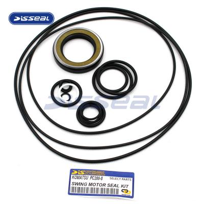 China PC200-8 Swing Motor Seal Kit 70-90 Shores A High Temperature Resistant Wear Resistant for sale