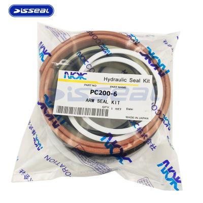 China Genuine PC200-6 Excavator Arm Seal Kit PTFE NBR PU 120°C for sale