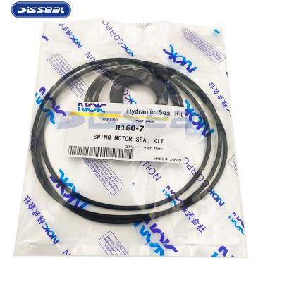 China Excavator Hydraulic Cylinder Rebuild Kit R160-7 PTFE NBR Material Seal Kit for sale