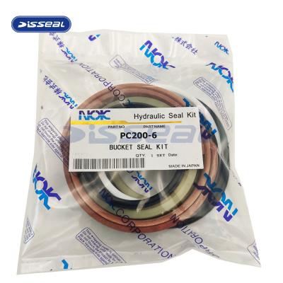 China Oil Resistant Hydraulic Cylinder Rebuild Seal Kit for PC200-6 Excavator 1 Set for sale