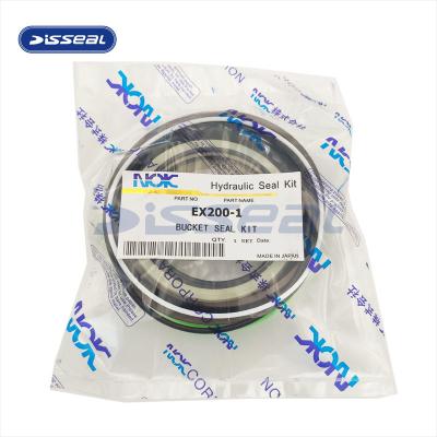China EX200-1 Excavator Bucket Seal Kit PTFE NBR PU Material 10 Sets per Box for sale