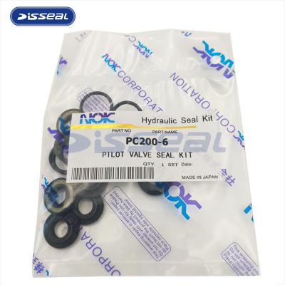 China PC200-6 Excavator Hydraulic Cylinder Seal Kit 120C Mechanical Repair Set for sale
