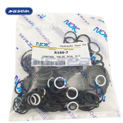 China Industrial Hydraulic Cylinder Rebuild Kit R160-7 Control Valve Seal Kit 31.5 MPa for sale