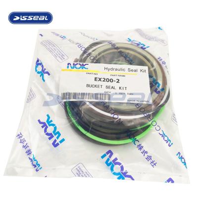 China Oil Resistant Hydraulic Cylinder Rebuild Kits EX200-2 Bucket Seal Kit 1 Set for sale