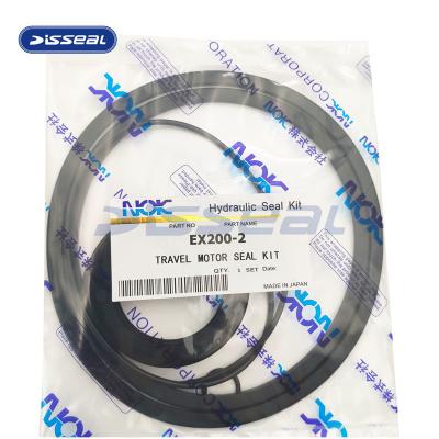 China EX200-2 Hydraulic Cylinder Rebuild Kits Travel Motor Seal Kit 1 Set for sale
