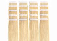 China Double Drawn 100% Virgin Brazilian Tape In Hair Extensions Smooth Straight Wave for sale