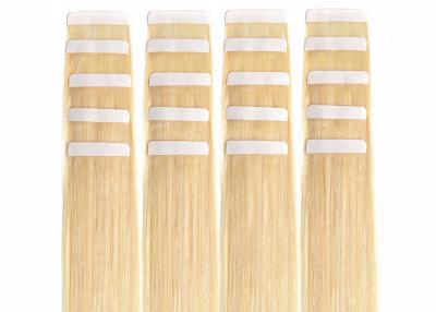 China Double Drawn 100% Virgin Brazilian Tape In Hair Extensions Smooth Straight Wave for sale