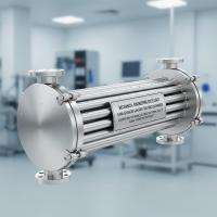 China Stainless Steel Sanitary Tube Heat Exchanger with 0.1-10 Mpa Design Pressure and Customized Size for Hygienic Applications for sale