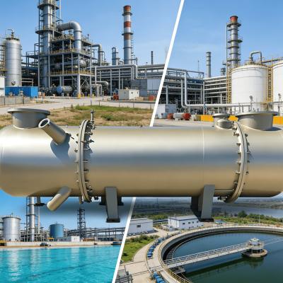 China Stainless Steel Heat Exchanger with Customized Size and 0.1-10 Mpa Design Pressure for Industrial Applications for sale