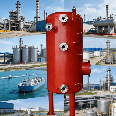China Stainless Steel Ammonia Storage Pressure Vessel with 0.1-10 Mpa Design Pressure and Customized Size for sale